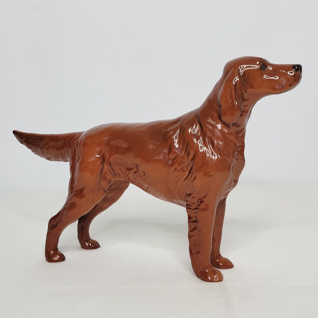 Vintage Beswick Porcelain Irish Setter Dog Figurine England CH Sugar of ...