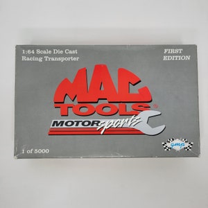 GMP MAC Tools Racing Transporter 1:64 Diecast Motor Sports Semi Truck ...