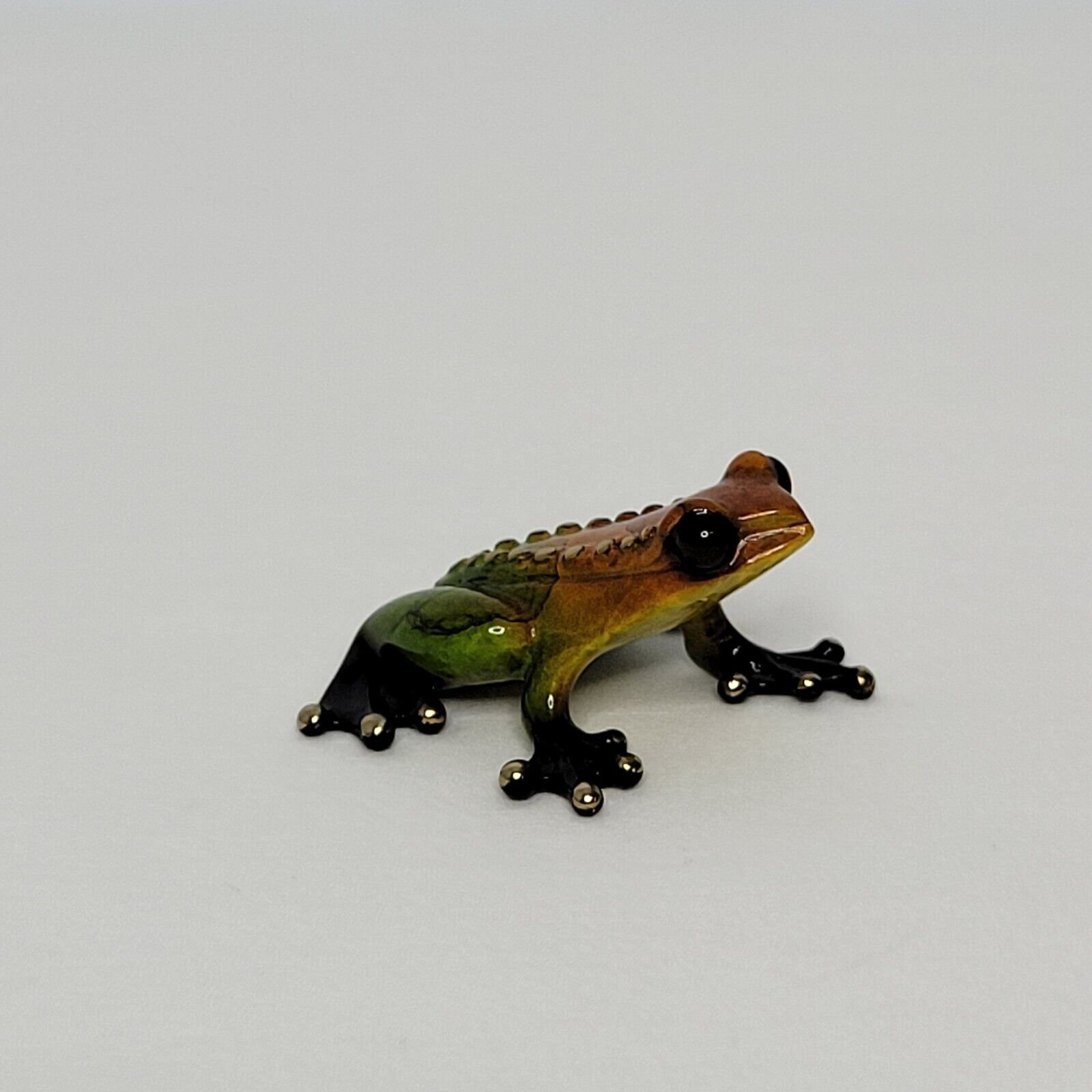 Tim Cotterill Frogman Bronze Mini Frog Sculpture Figurine Meadow Signed ...