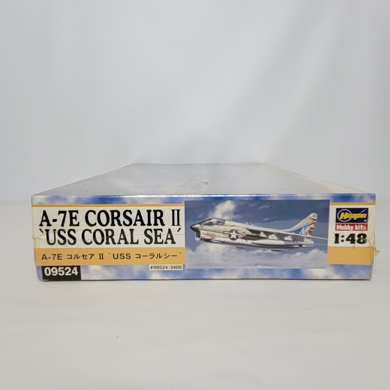 Hasegawa A-7E Corsair II USS Coral Sea 1:48 09524 Plastic Aircraft ...
