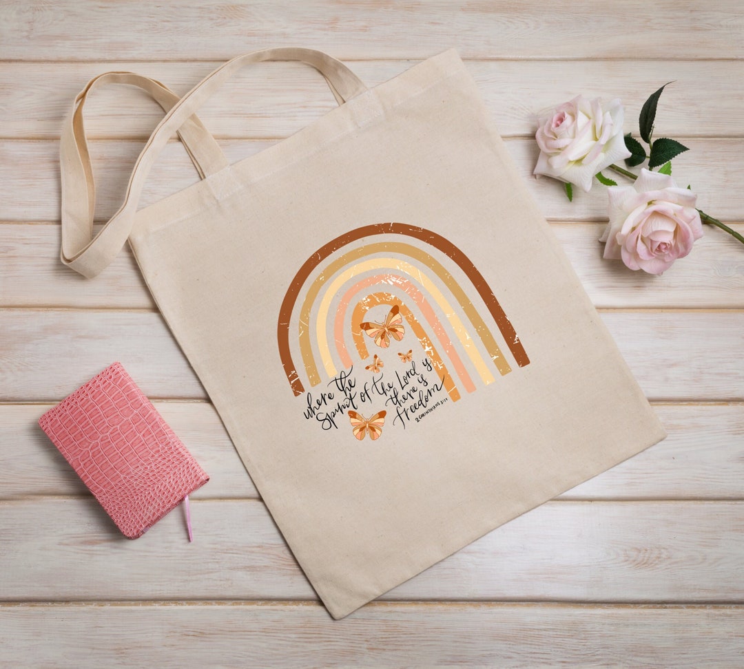 Christian Tote Bag Bible Verse Bag Bible Bag Book Bag - Etsy