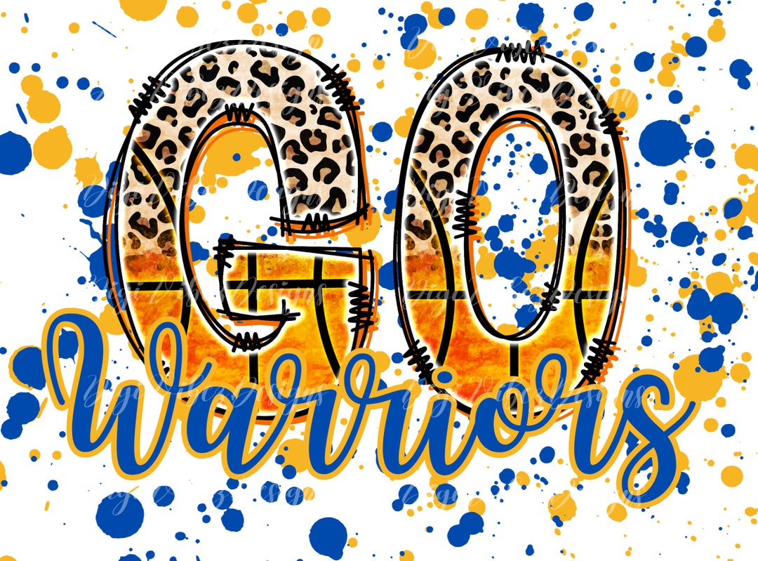 Leopard Basketball Splatter Go Warriors PNG Instant Digital Download - Etsy