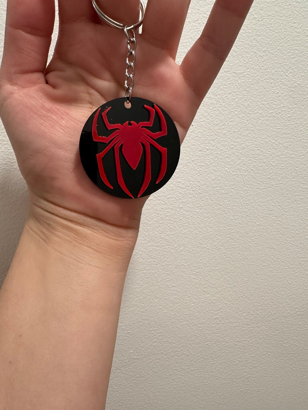 Spider-man Keychain With Tassel | Custom Spiderman Keychain | Gift ...