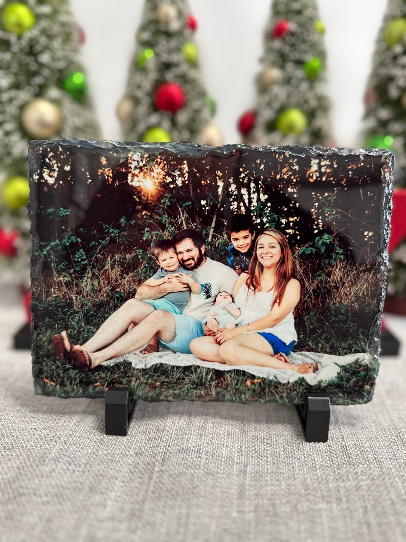 Photo Slate | 5x7 Photo | Photo Slate Rock | Custom Photo | Home Decor ...
