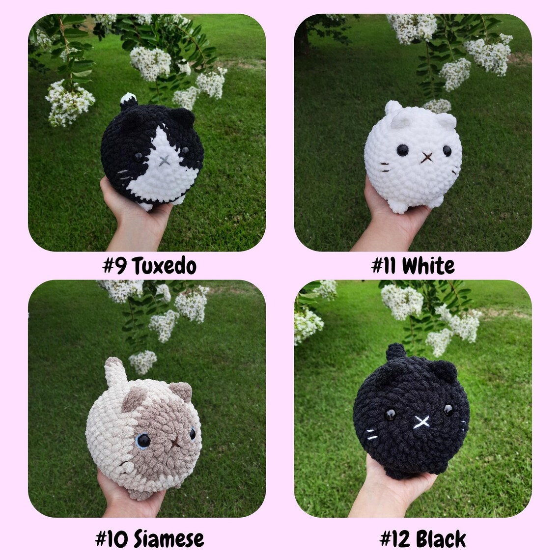 Crochet Loaf Cat Plush Amigurumi Stuffed Animal | Customizable | Made ...