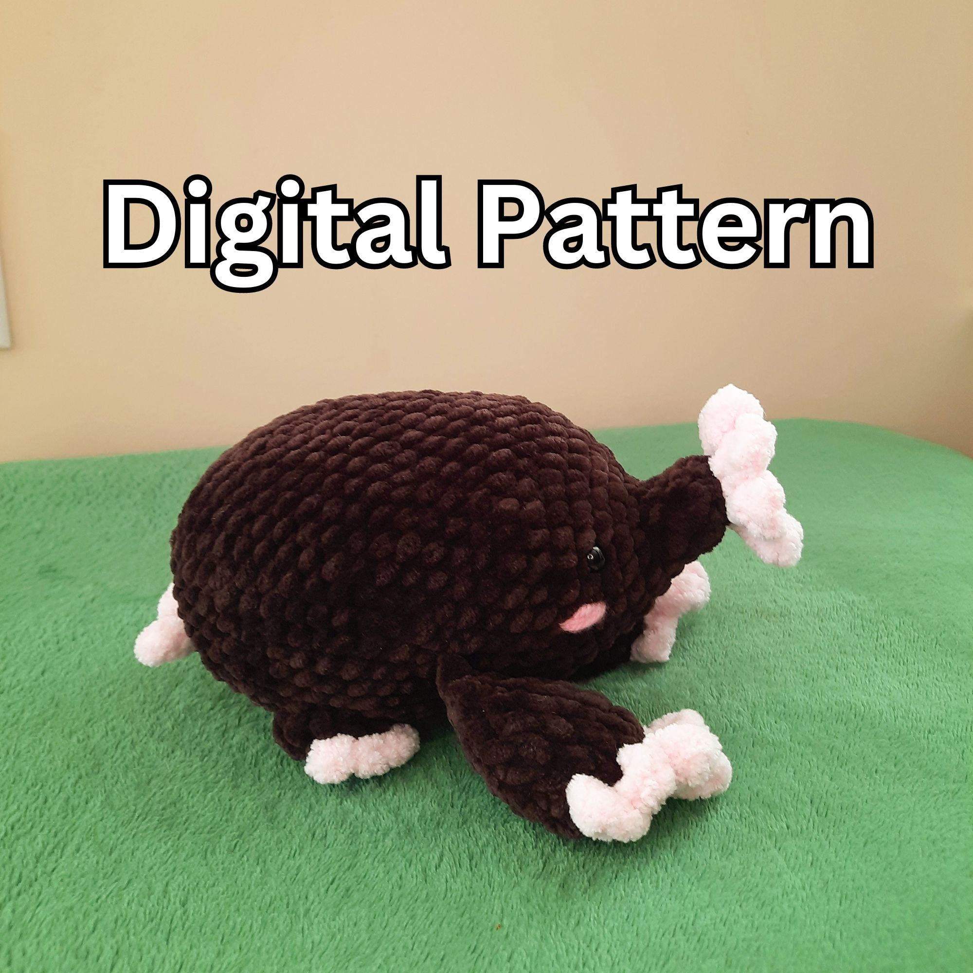 Seb the Star-nosed Mole Crochet Pattern - Etsy