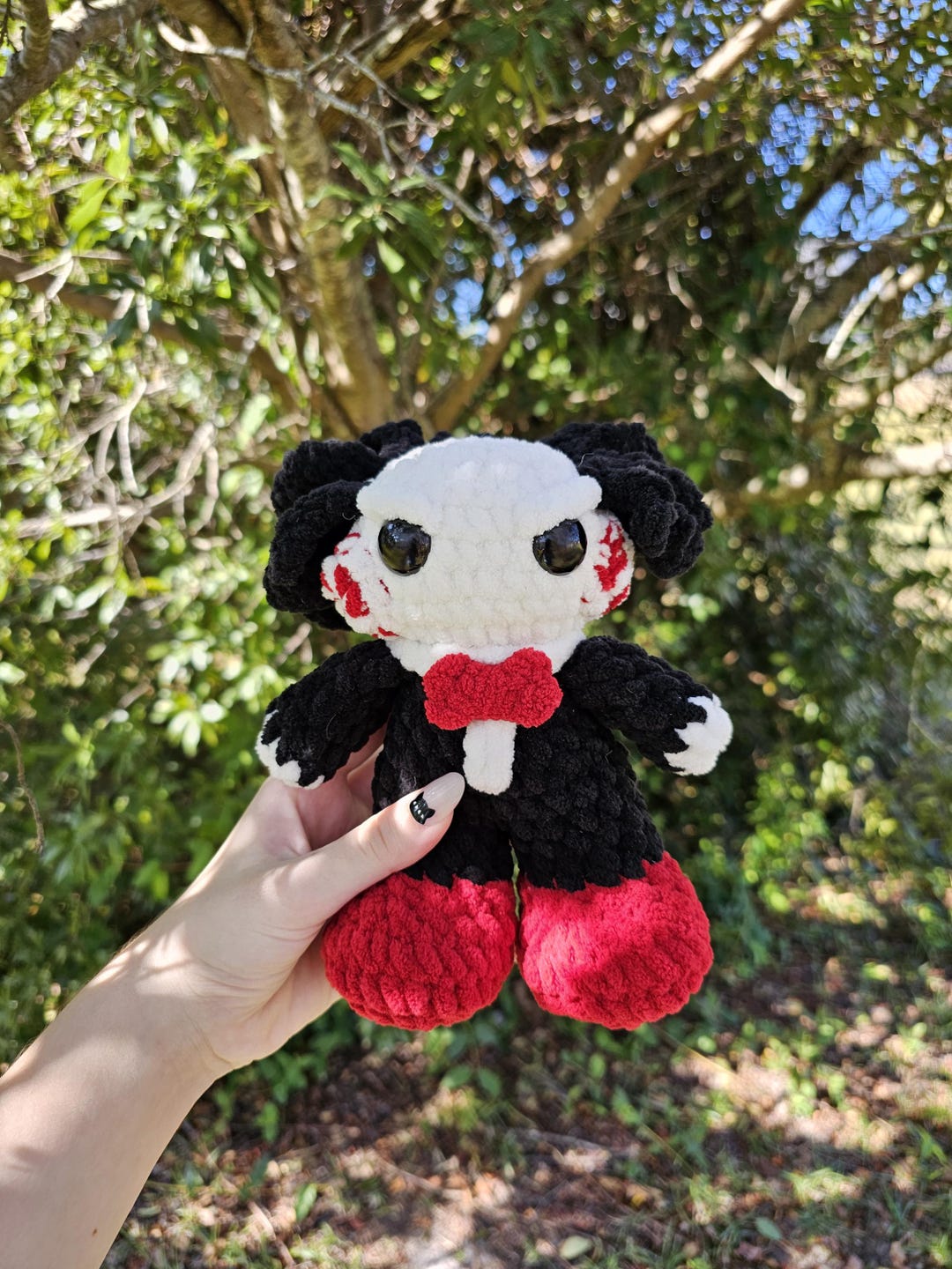 Crochet Evil Puppet Plush Amigurumi Stuffed Animal - Etsy