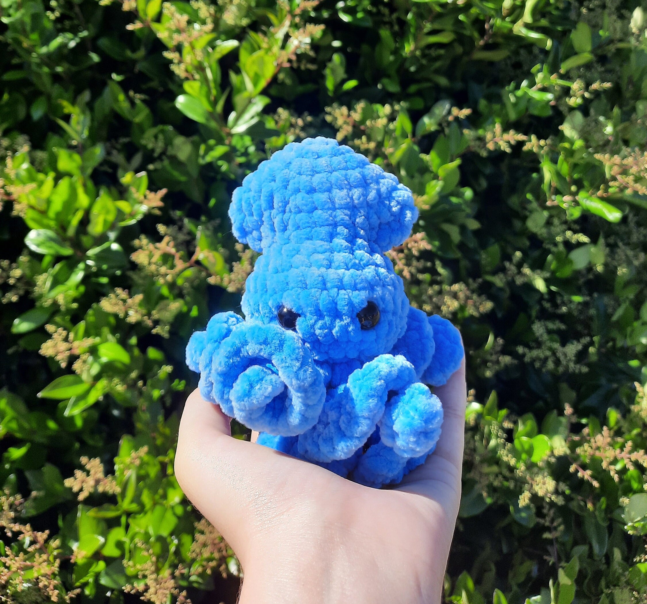 Crochet Baby Squid Plush Amigurumi Stuffed Animal | Customizable | Made ...