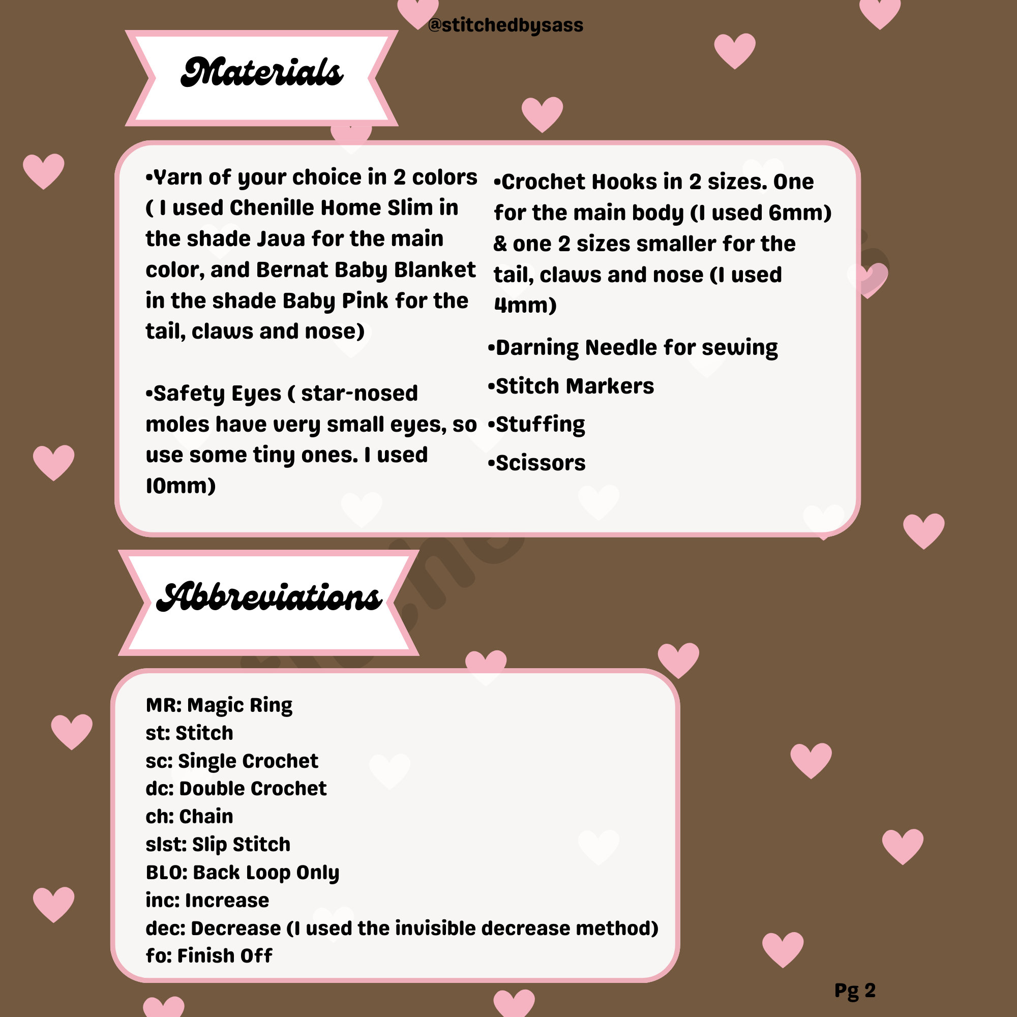 Seb the Star-nosed Mole Crochet Pattern - Etsy