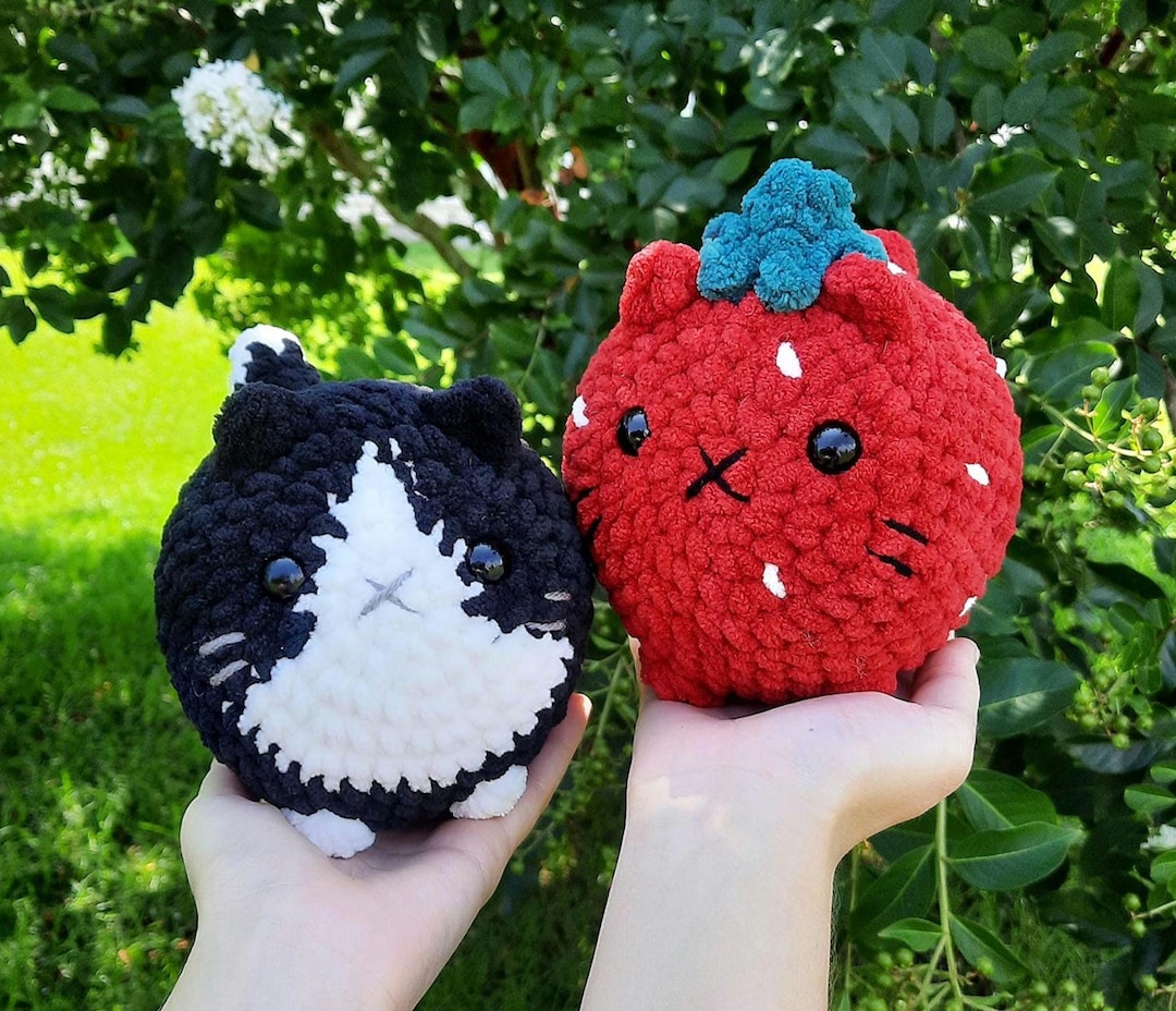 Crochet Loaf Cat Plush Amigurumi Stuffed Animal | Customizable | Made ...