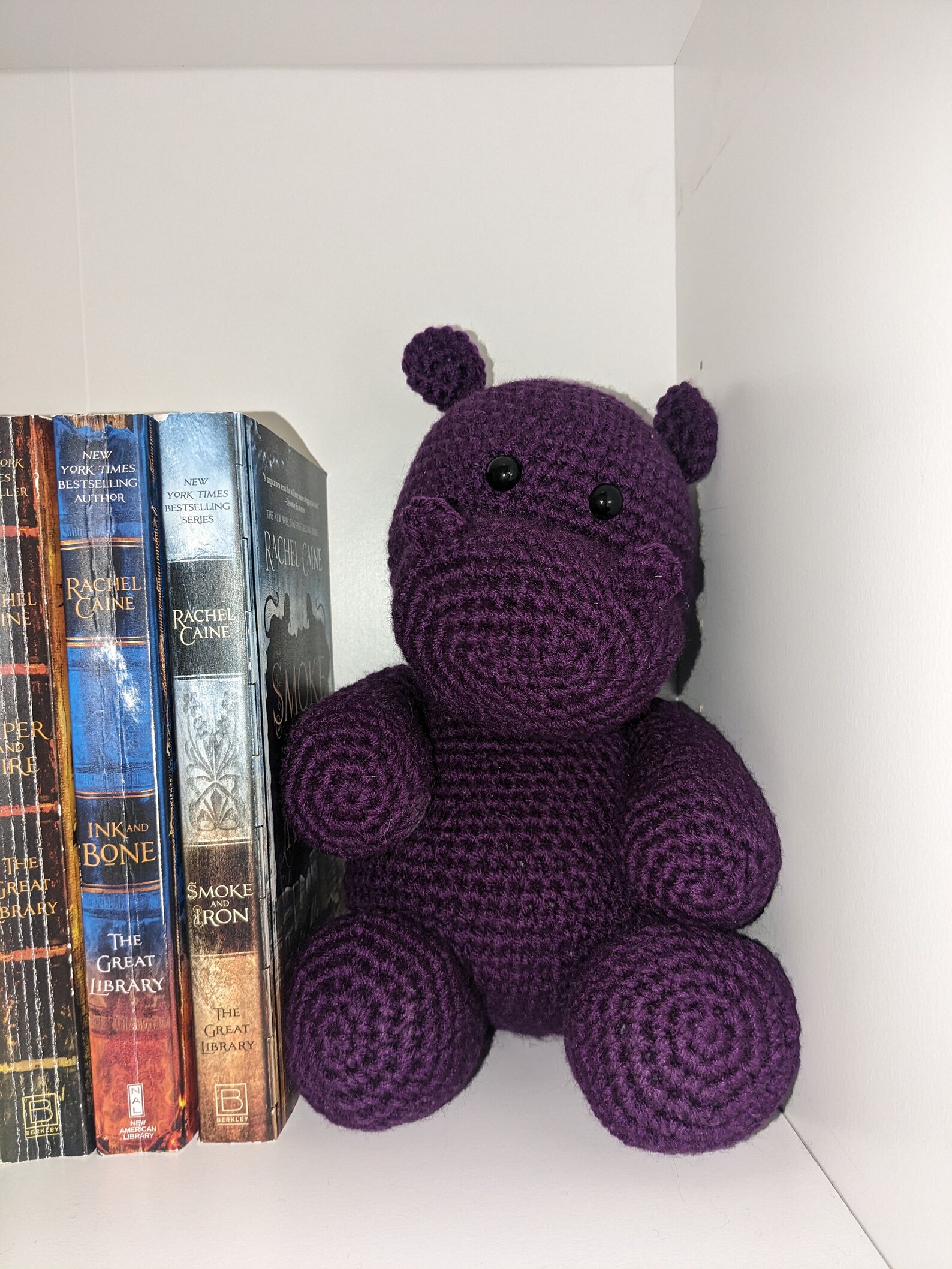 Crochet Hippo Crochet Stuffy Hippo Stuffy Amigurumi - Etsy