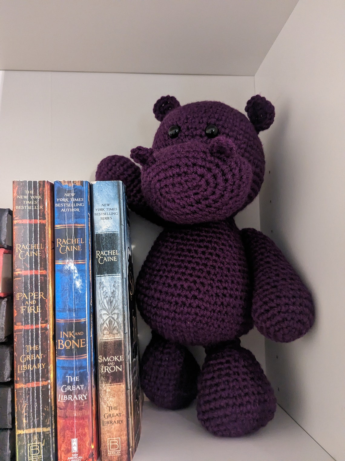 Crochet Hippo Crochet Stuffy Hippo Stuffy Amigurumi - Etsy
