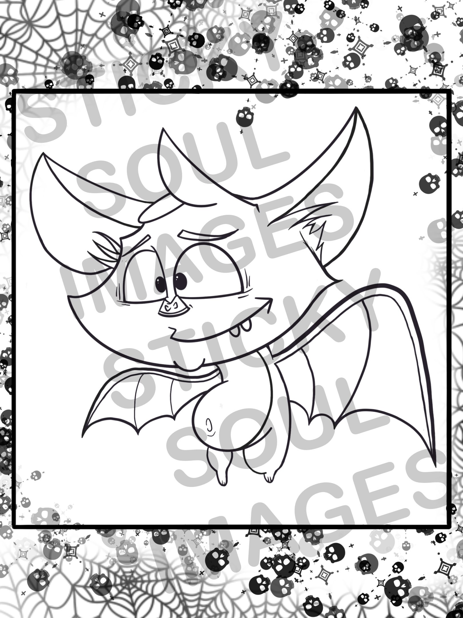 5 Printable Halloween Coloring Pages With Background - Etsy