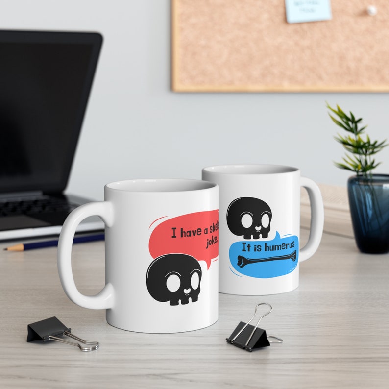 Skeleton Humorous Humerus Pun Joke, Perfect Gift for PT, Nurse ...