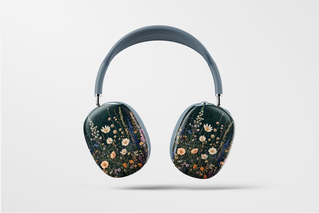 Wildflower AirPod Max Covers - Snap on Headphone Cases - Etsy