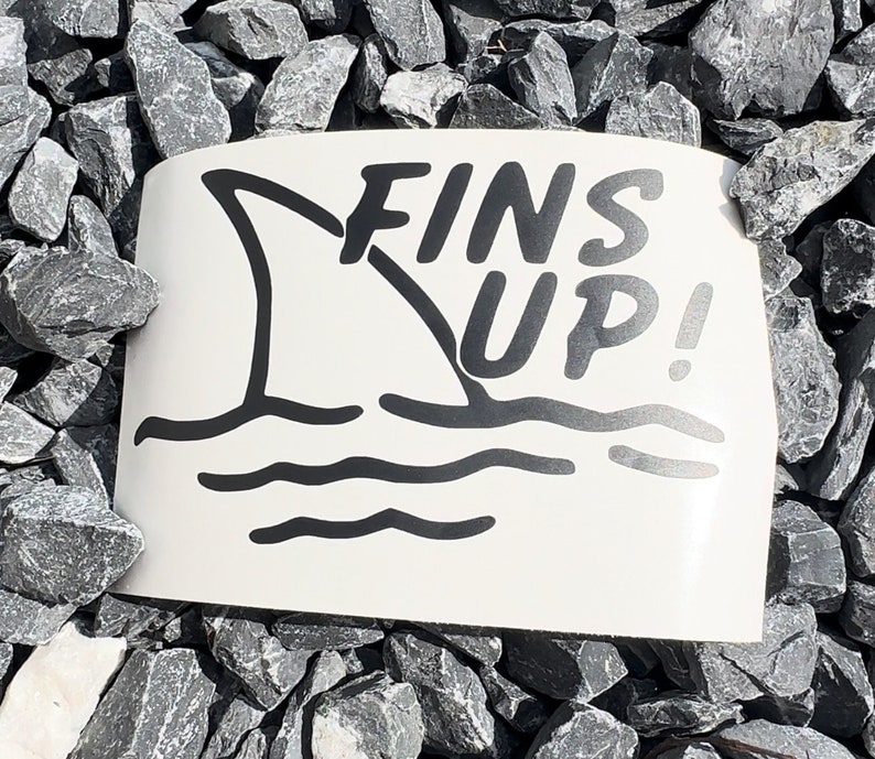 BUBBLES UP Decal / Jimmy Buffett / Bunbles up / Fins Up - Etsy