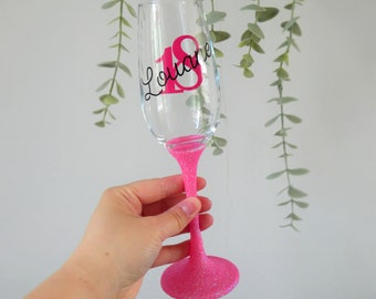 Personalised Prosecco, Custom Champagne Glass Birthday Gift, Special ...