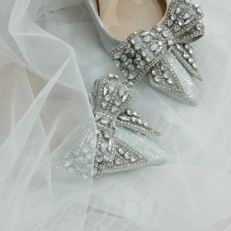 Sparkly Bridal Shoes - Etsy
