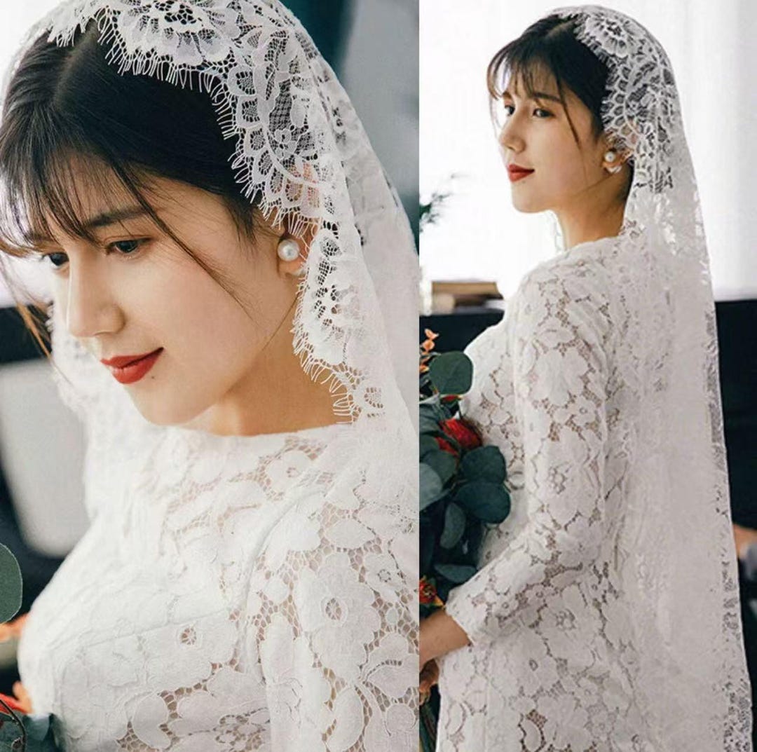 Vintage Lace Wedding Veil - Etsy