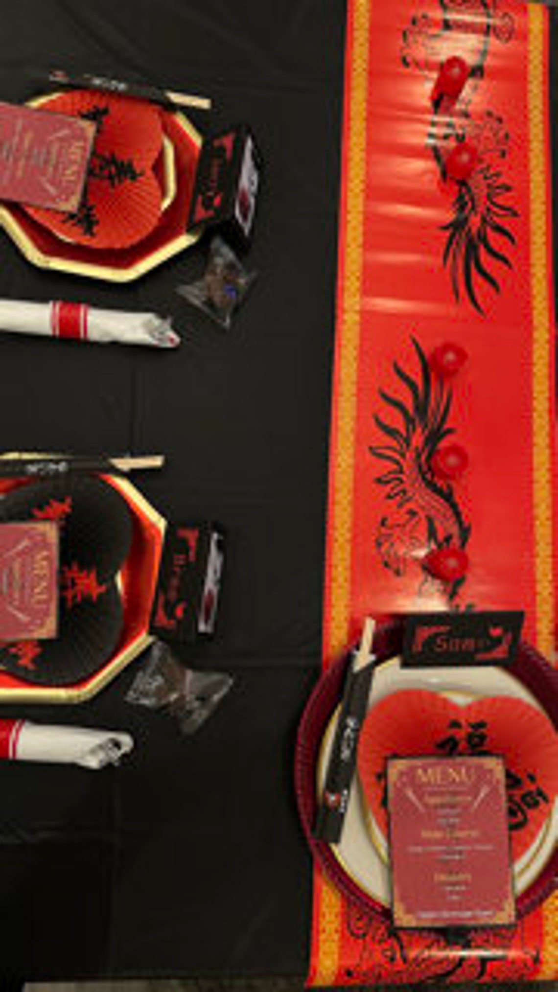 Placecard Menu Hibachi Editable Template Printable - Etsy