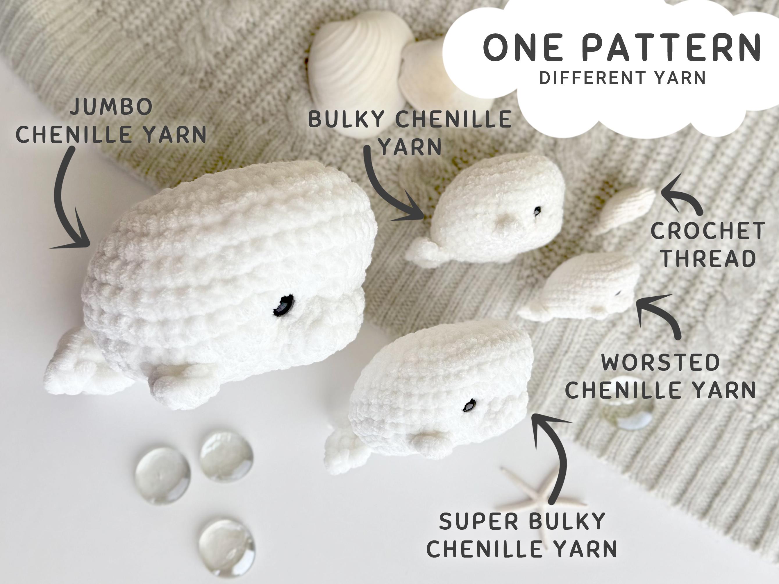 Brooklyn the Beluga Whale Crochet Pattern: No-sew Amigurumi PDF ...