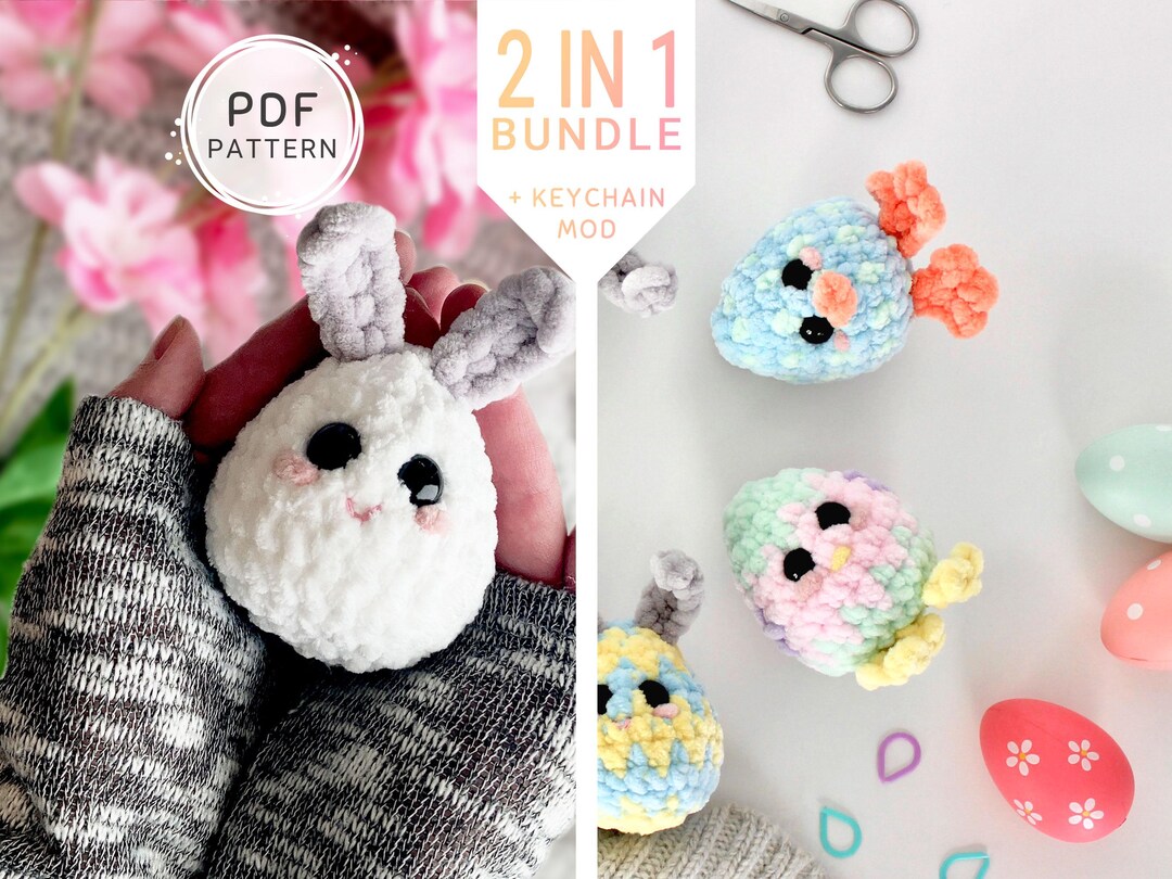 BUNDLE 9 in 1 Animal Eggs Easter Eggs Crochet Pattern PDF, Egberta the ...