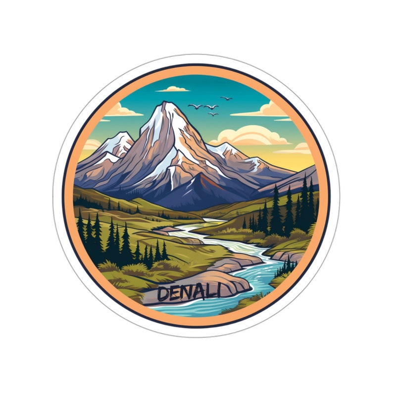 Denali National Park Sticker - Vinyl Sticker #1 - Etsy