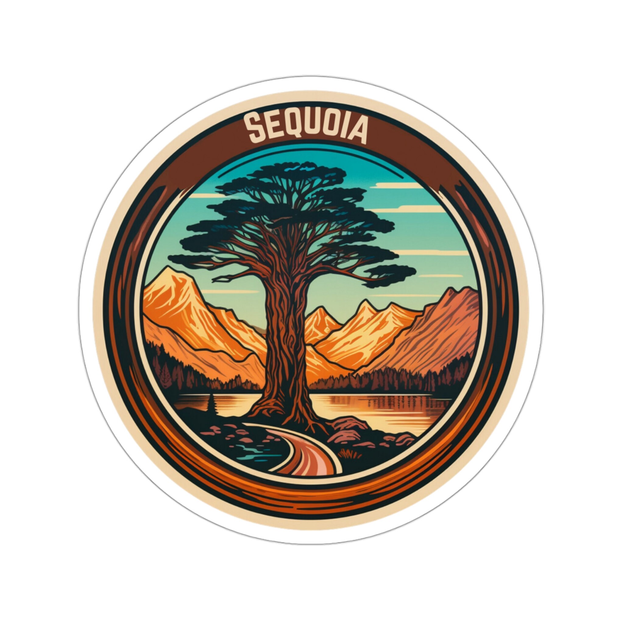 Sequoia National Park Sticker Vinyl Sticker 2 - Etsy