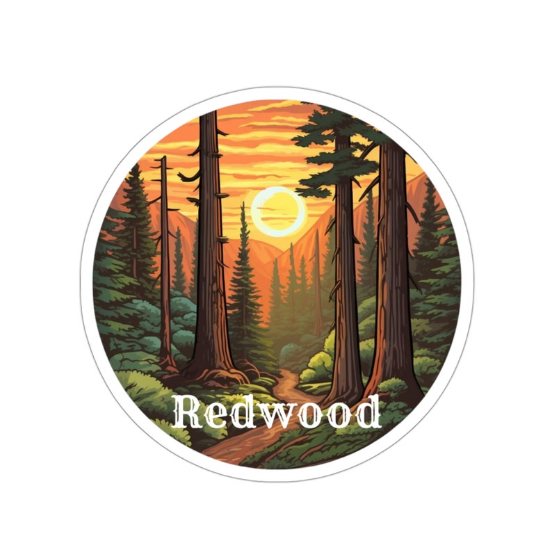 Redwood National Park Sticker - Vinyl Sticker #1 - Etsy