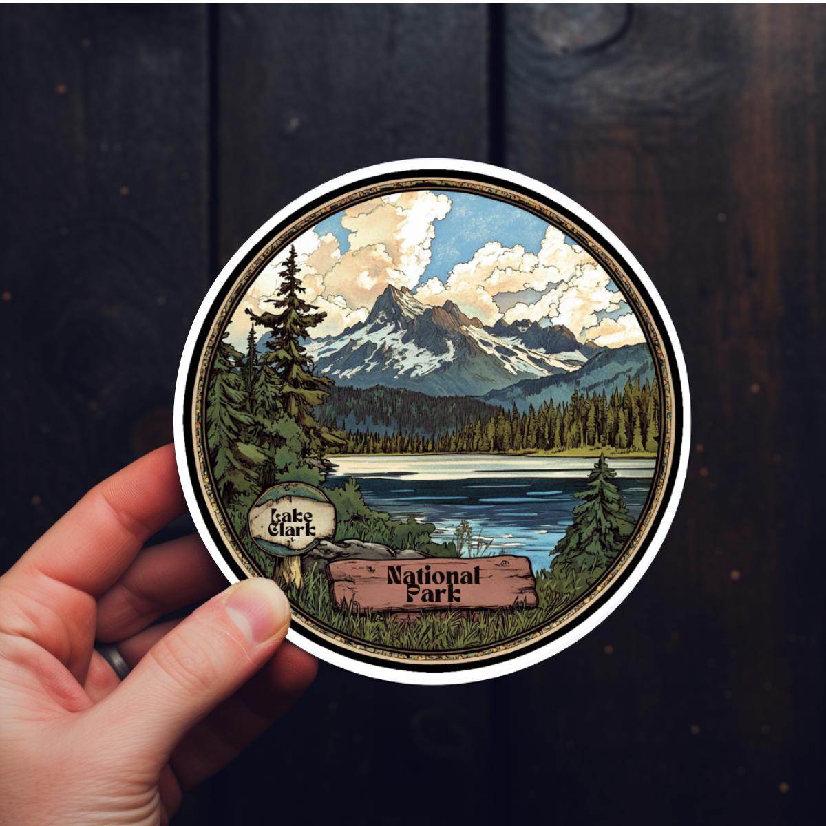 Lake Clark National Park Sticker Souvenir Durable Vinyl Decal for Water ...