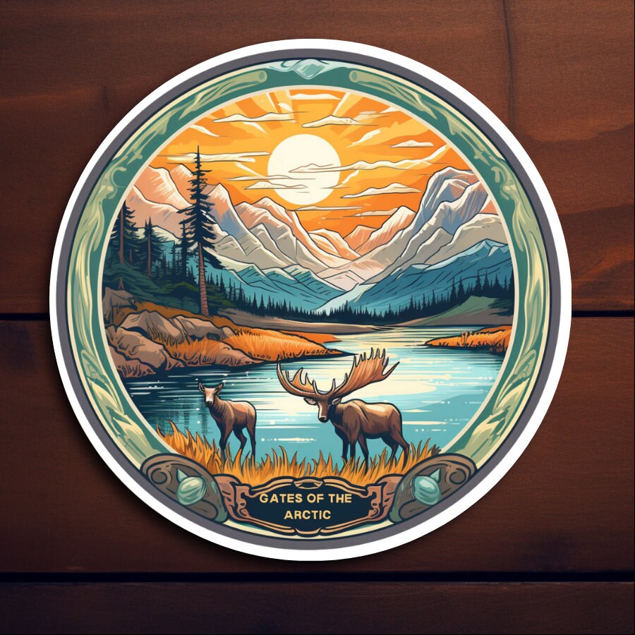 Gates of the Arctic National Park Sticker - Vinyl Sticker #2 - Etsy