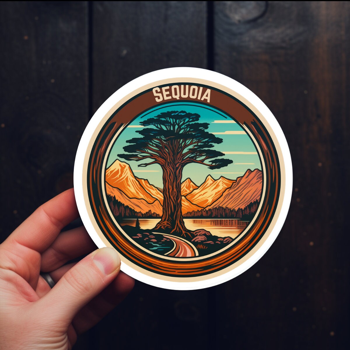 Sequoia National Park Sticker Vinyl Sticker 2 - Etsy
