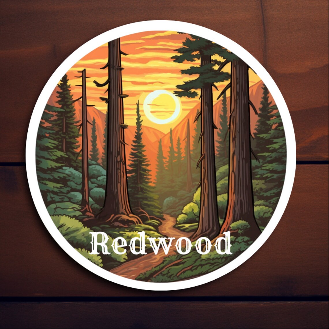 Redwood National Park Sticker - Vinyl Sticker #1 - Etsy