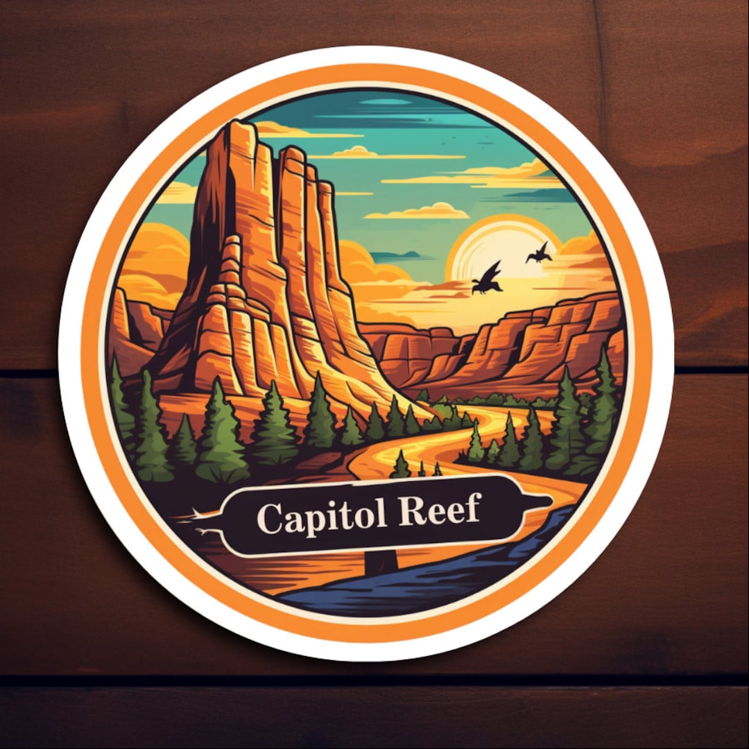 Capitol Reef National Park Sticker - Vinyl Sticker #2 - Etsy