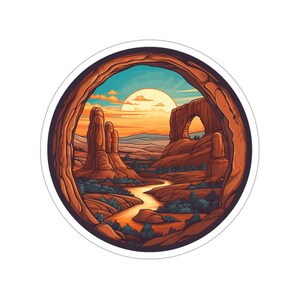 Arches National Park Sticker - Vinyl Sticker #2 - Etsy
