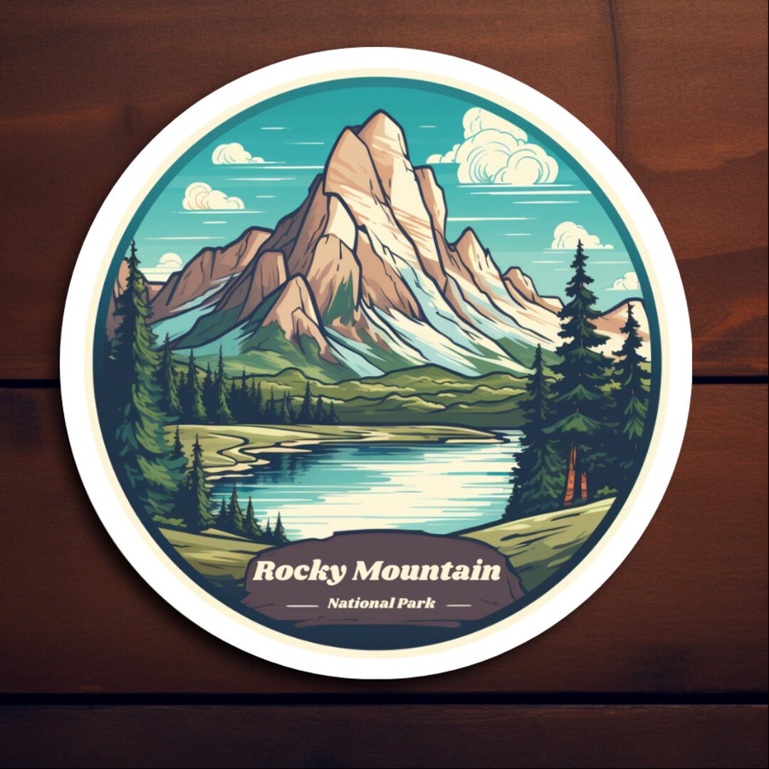 Rocky Mountain National Park Sticker - Vinyl Sticker #1 - Etsy