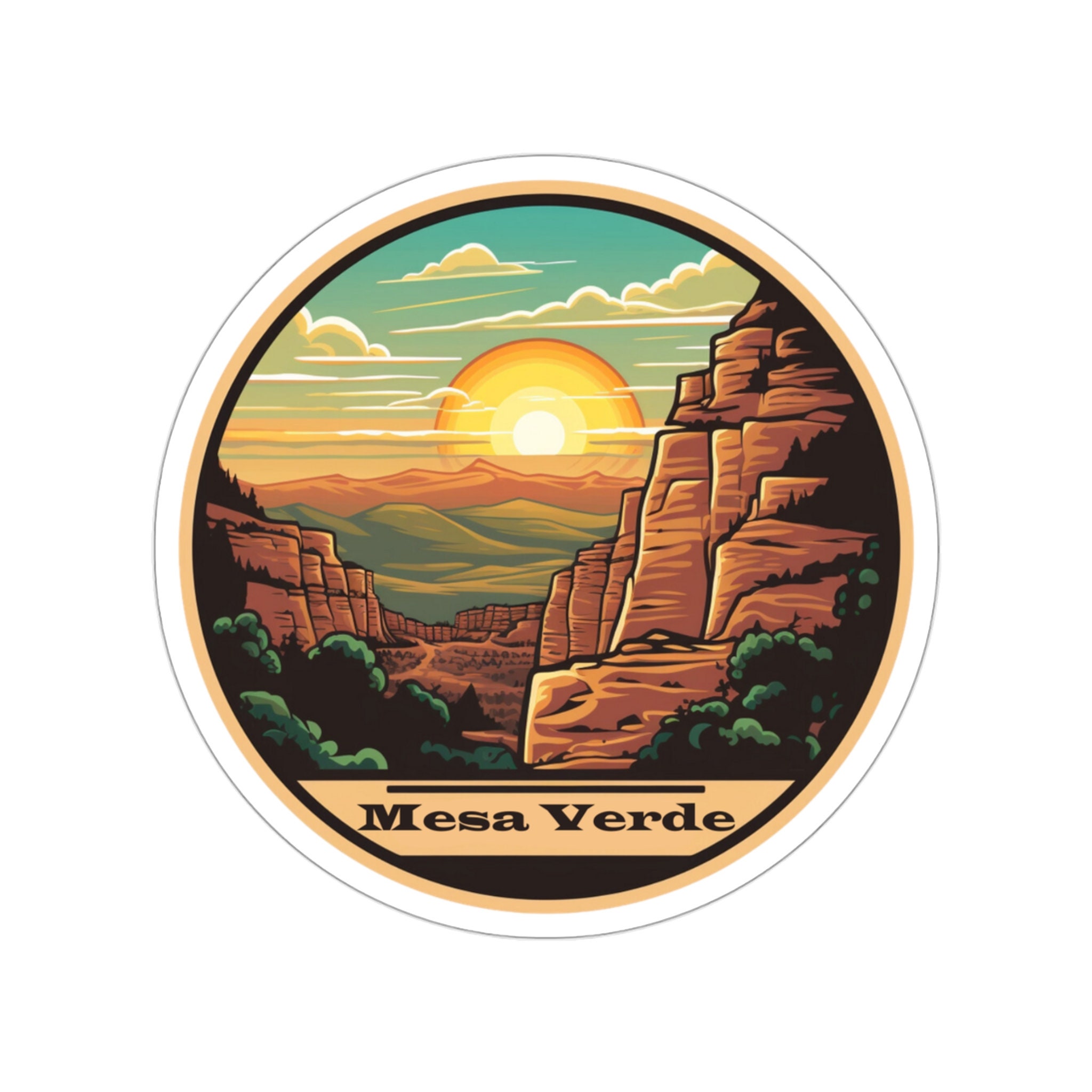 Mesa Verde National Park Sticker - Vinyl Sticker #1 - Etsy