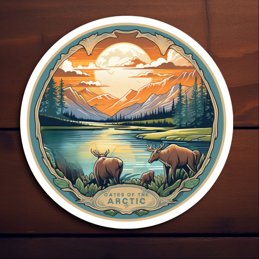 Gates of the Arctic National Park Sticker - Vinyl Sticker #1 - Etsy