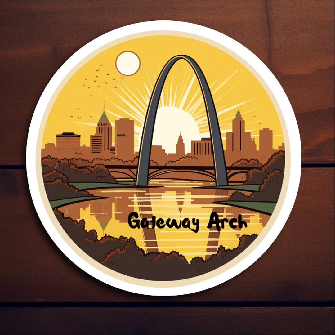 Gateway Arch National Park Sticker - Vinyl Sticker #2 - Etsy