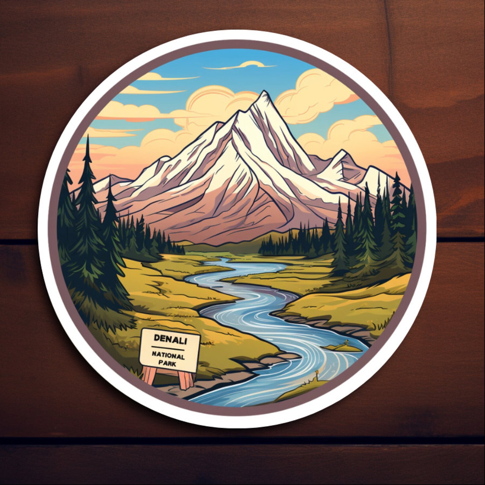 Denali National Park Sticker - Vinyl Sticker #2 - Etsy