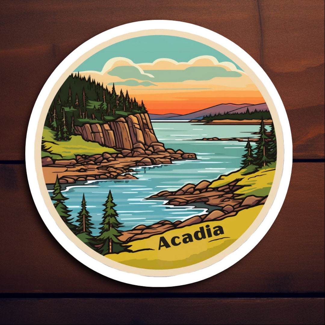 Acadia National Park Sticker - Vinyl Sticker #1 - Etsy