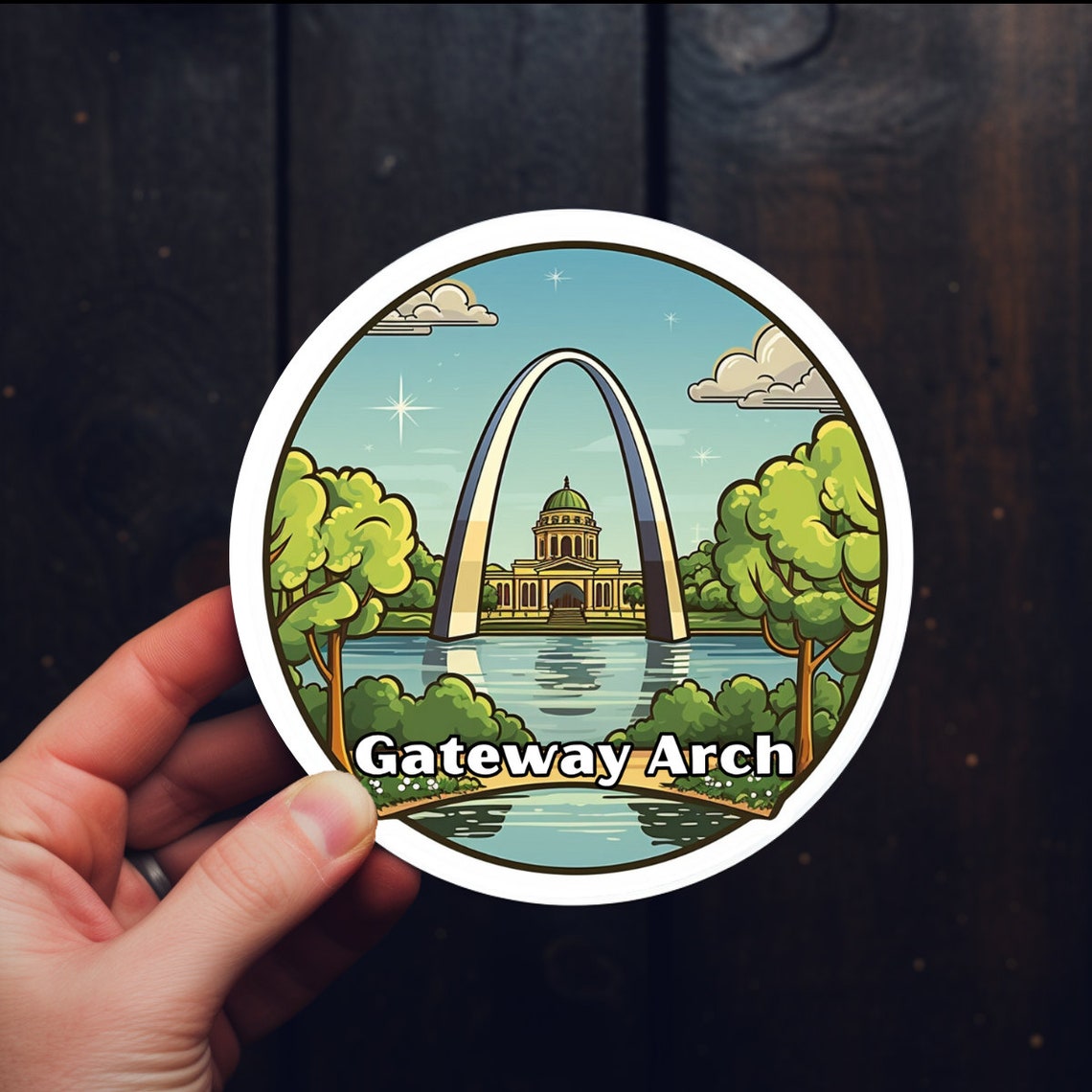 Gateway Arch National Park Sticker - Vinyl Sticker #1 - Etsy