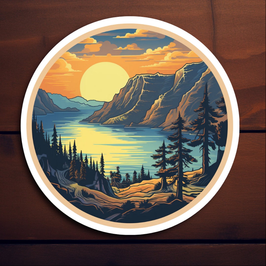 Crater Lake National Park Sticker - Vinyl Sticker #2 - Etsy