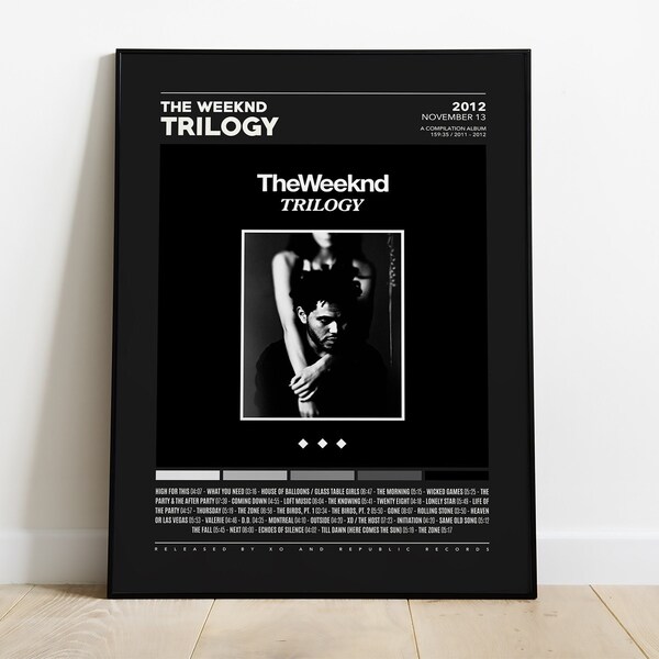 The Weeknd Album Cover Poster - Etsy