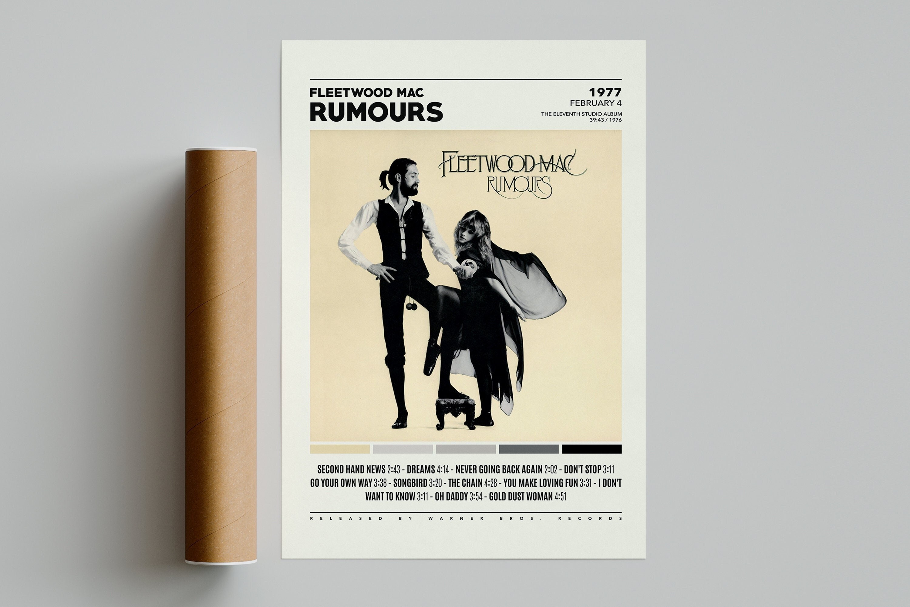 Fleetwood Mac Posters / Rumours Poster / Album Cover Poster sold by ...