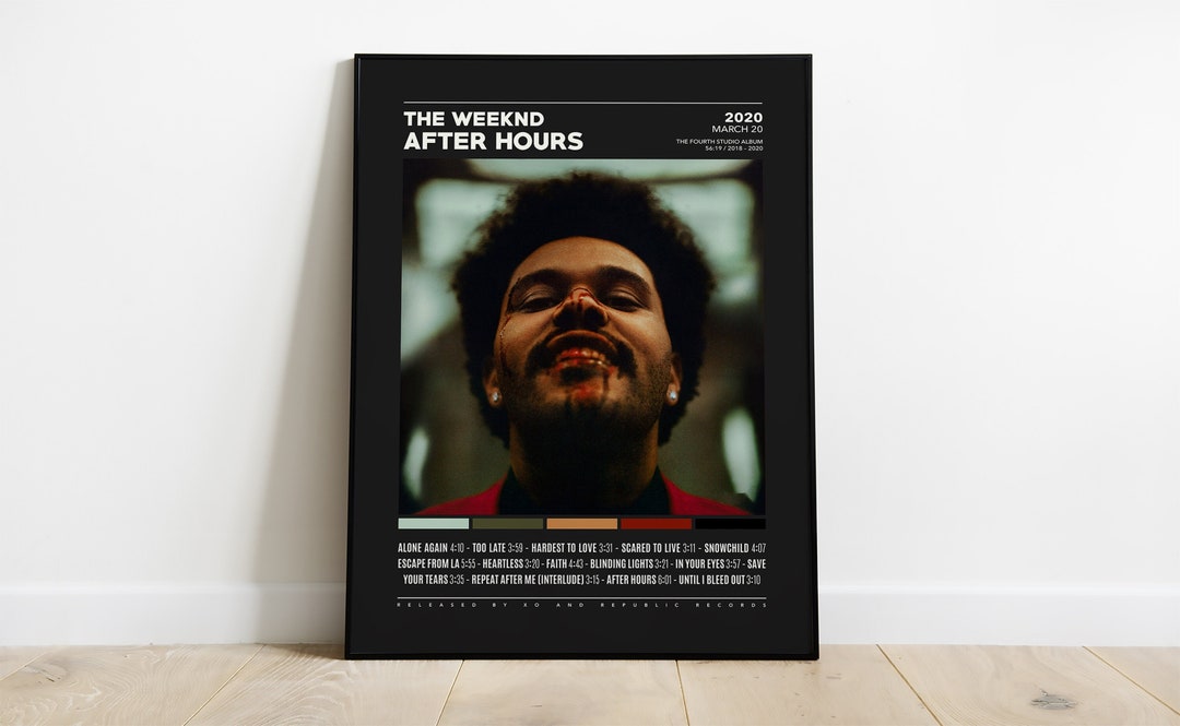 The Weeknd Posters / After Hours Poster / the Weeknd After - Etsy Australia