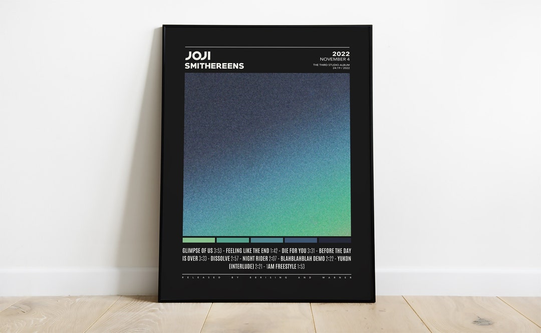 Joji Posters Smithereens Poster Joji Tracklist Album Cover - Etsy