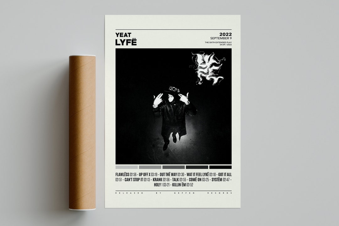 Yeat Posters / Lyfe Poster Album Cover Poster Poster Print - Etsy