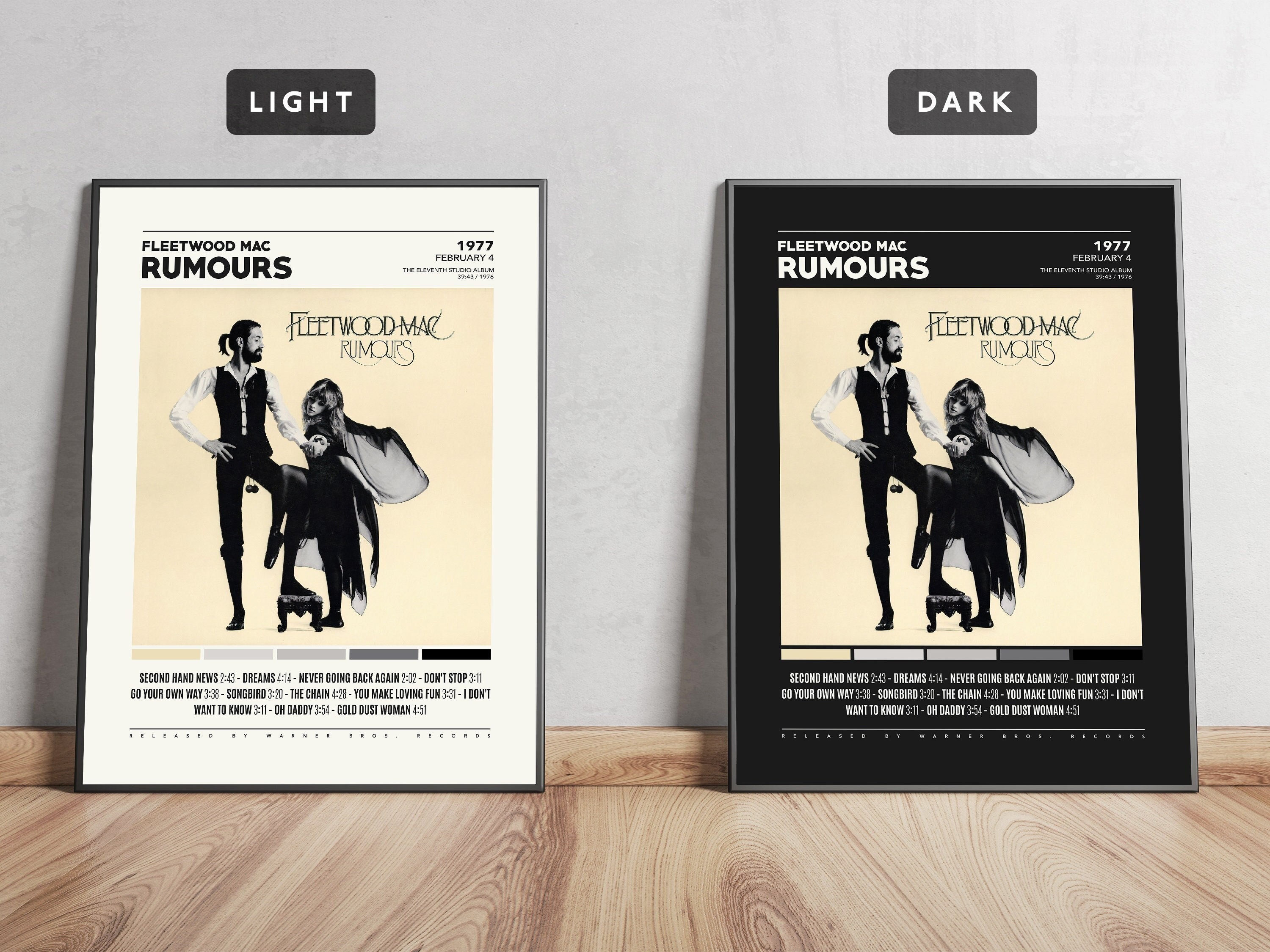 Fleetwood Mac Posters / Rumours Poster / Album Cover Poster sold by ...