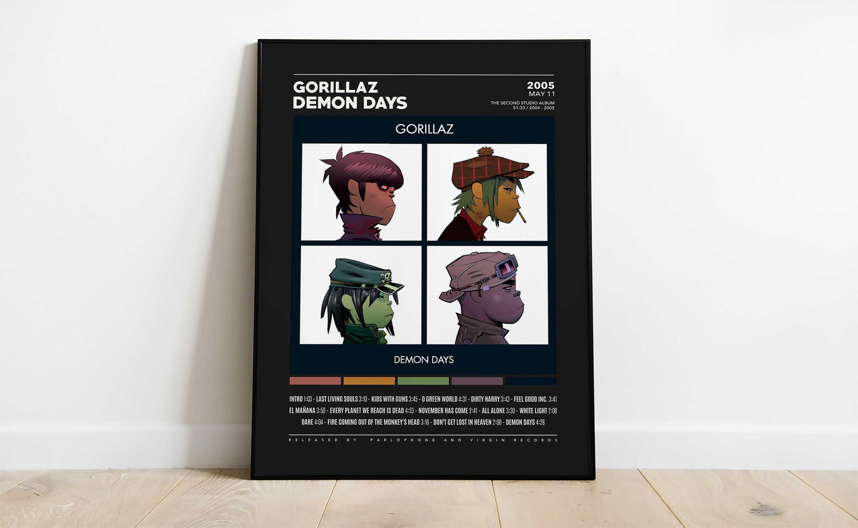 Gorillaz Posters / Demon Days Poster / Album Cover Poster sold by ...
